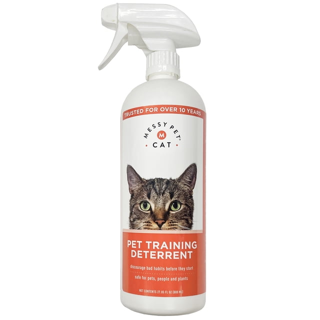 Messy Pet Training Deterrent Spray Helps Stop Scratching, Other Bad Cat ...