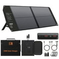 Mesuvida Portable Solar Panel, 100W Folding Monocrystalline, 24V MC4 ...