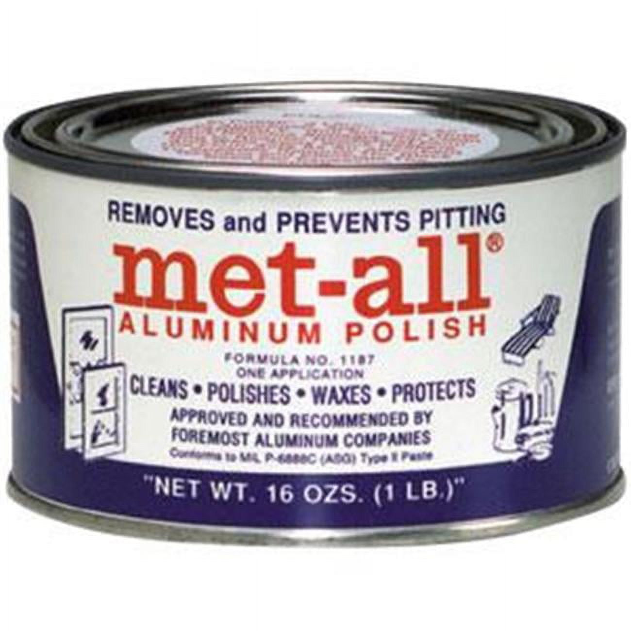 MET-ALL TC10 MET-ALL ALUM/STNLS POLISH - Walmart.com