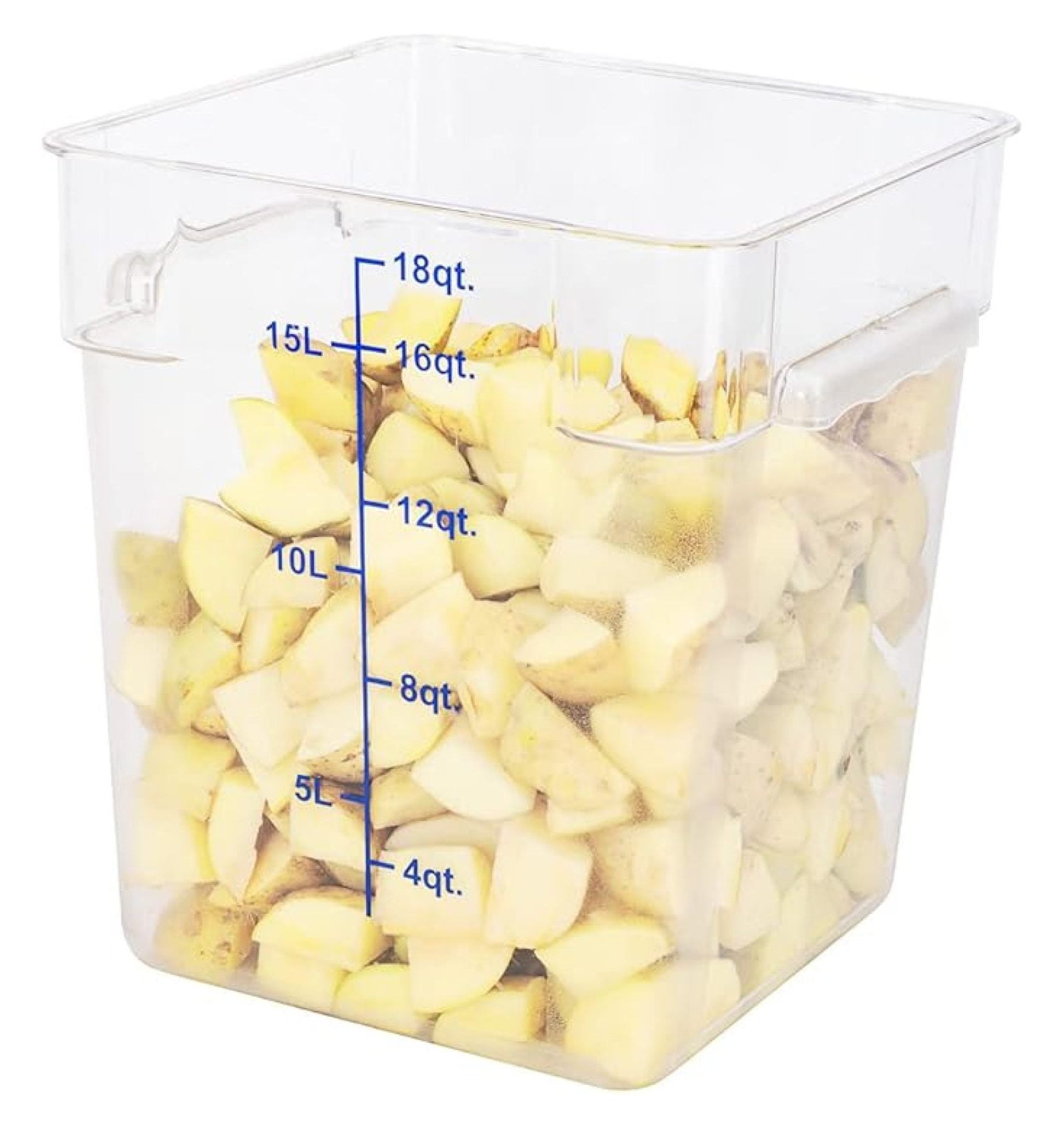 Met Lux 18 Quart Bucket, 1 Square Marinating Container - With Volume ...
