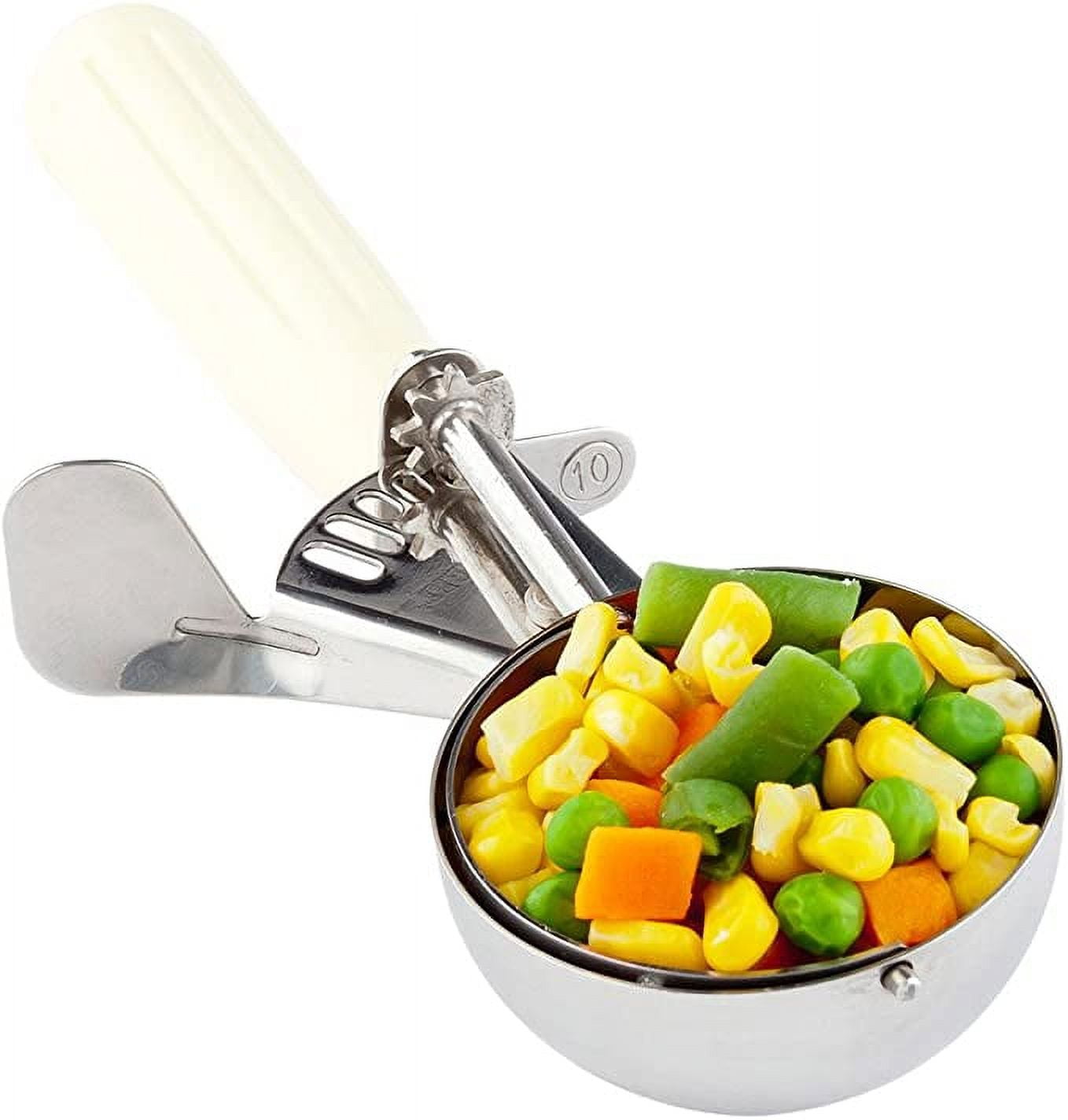 Met Lux 3.75 Ounce Portion Scoop, 1 Durable Cookie Scoop - With Ivory ...