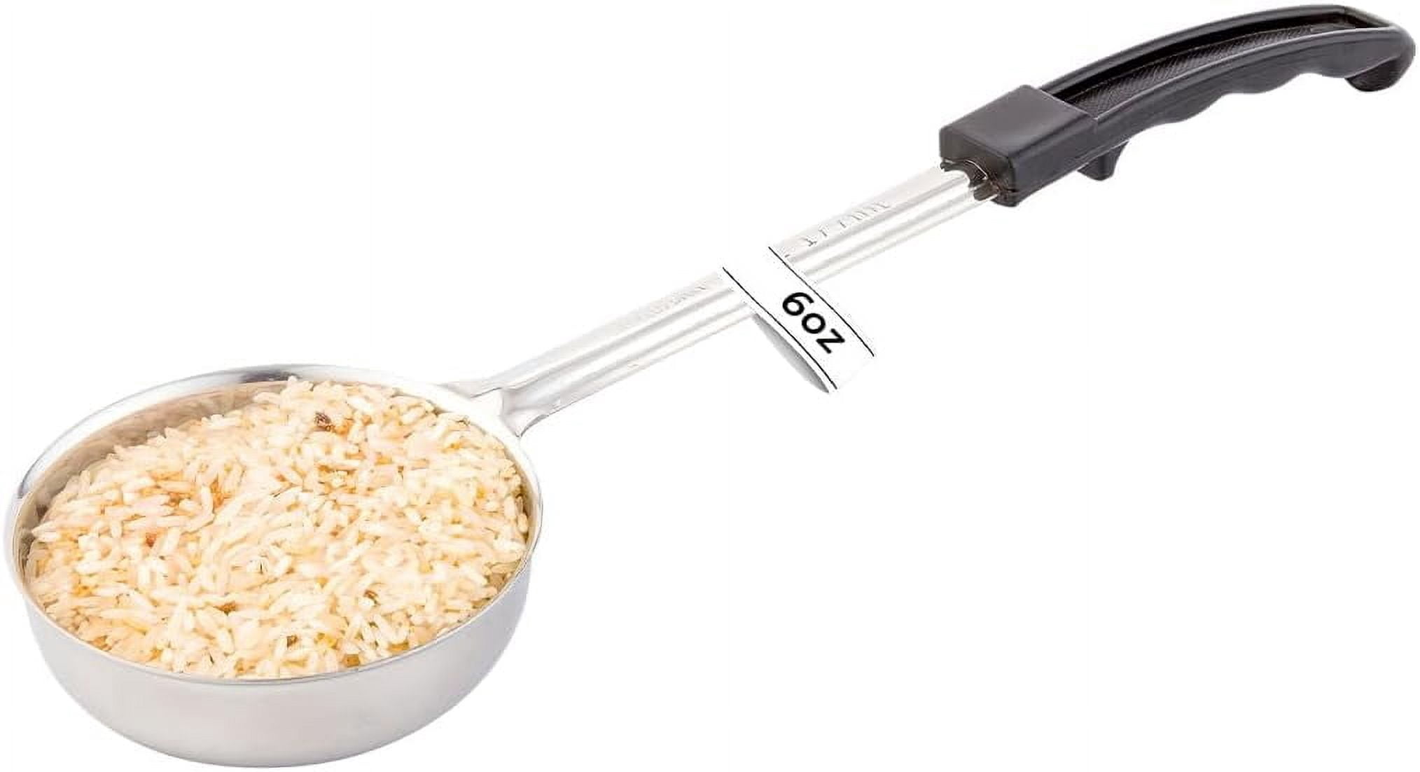 Met Lux 6 Ounce Portion Ladle 1 With Black Handle Portion Serving Spoon ...