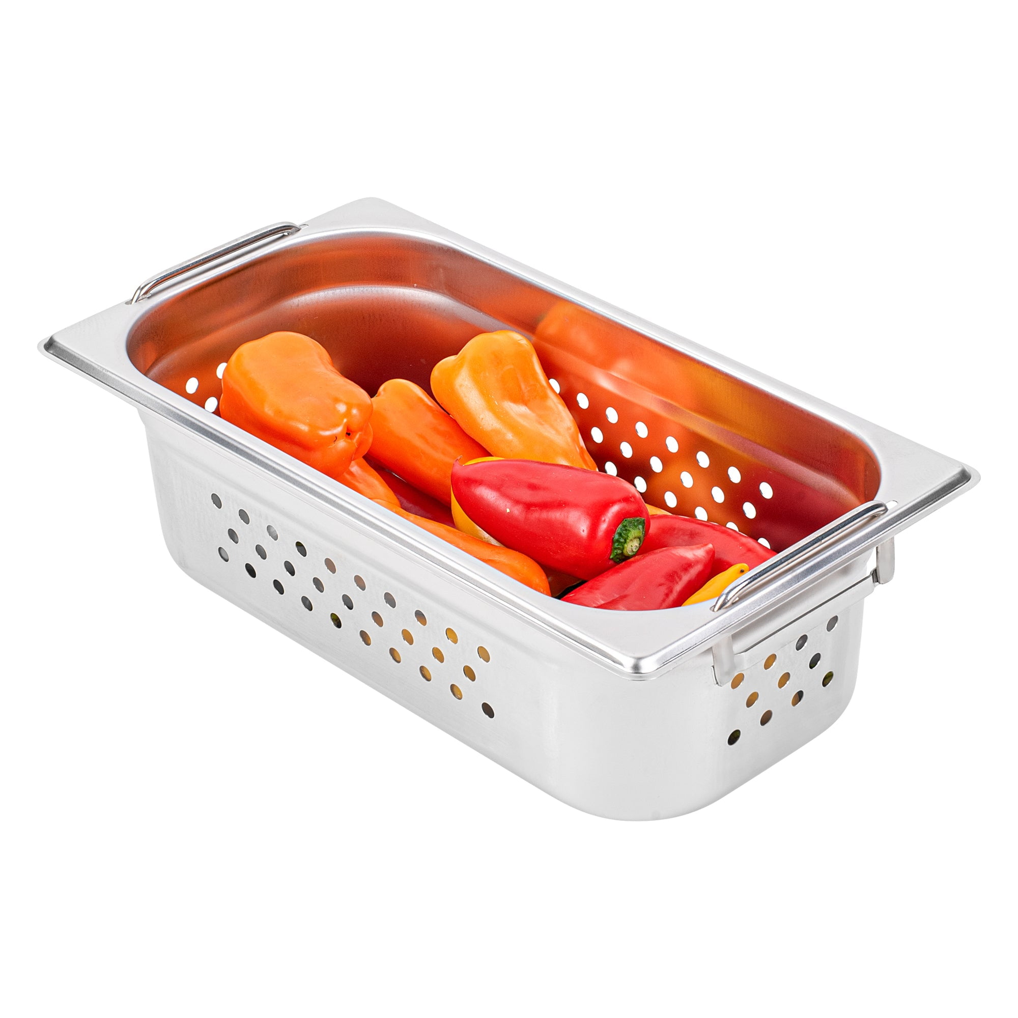 Met Lux Rectangle Stainless Steel Full Size Steam Table Pan 2.5 Inch ...