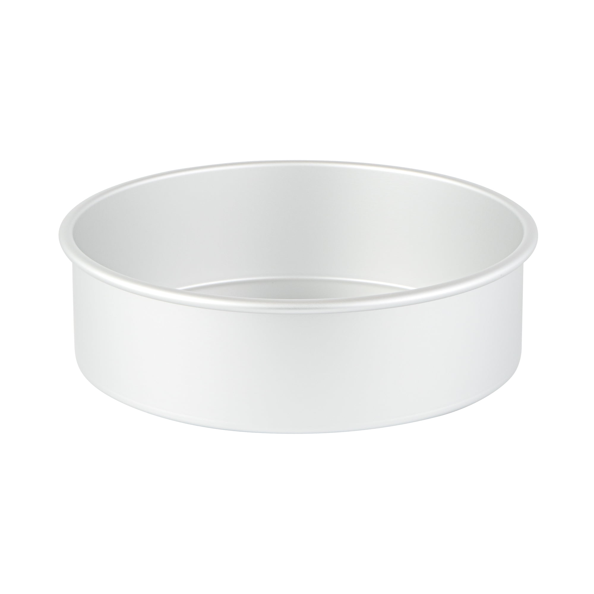 Met Lux Round Aluminum Straight-Sided Cake Pan - 10" x 10" x 3" - 12 ...