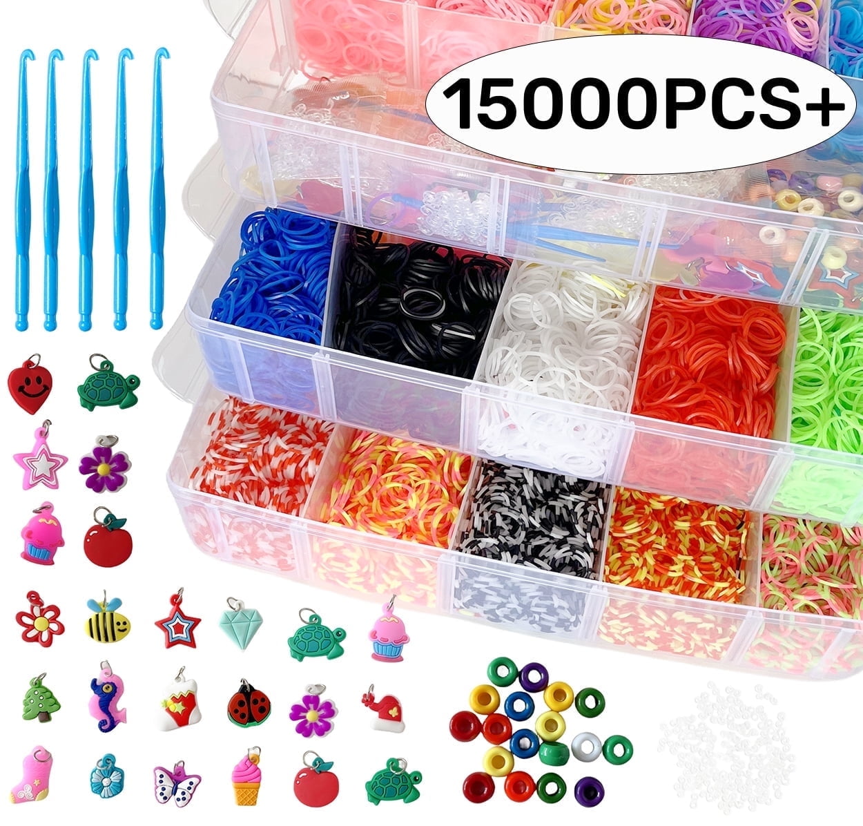 Rubber Band Bracelet Kit Loom Bracelet Making Kit Jewelry Art Craft ...