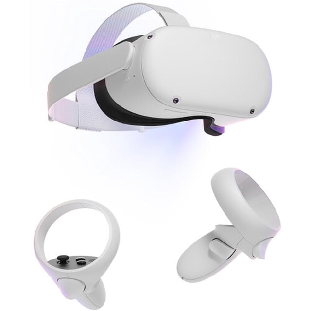 Meta Quest 2: 128GB All-in-One Wireless VR Gaming System - Walmart ...