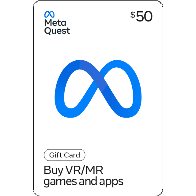 Meta Quest $50 eGift Card [Digital] - Walmart.com