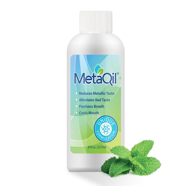 MetaQil Oral Rinse Mouthwash, Light Mint Flavor, 8 fl oz - Relieve ...