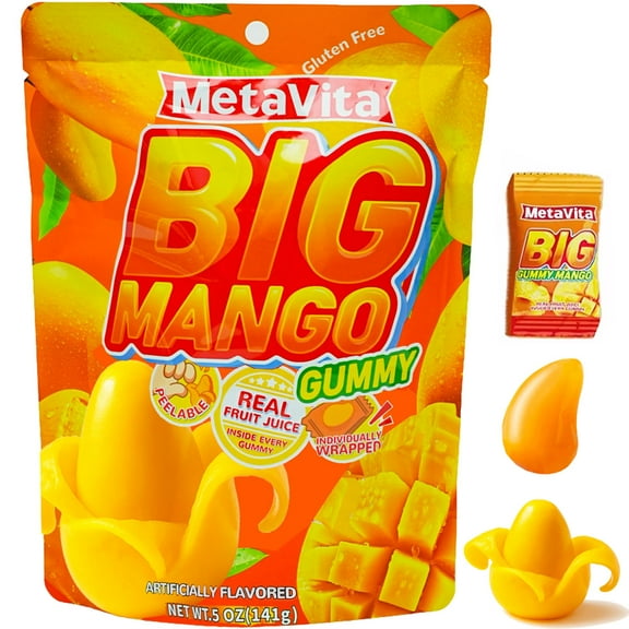 Nutty & Fruity Peel'd Gummies, Peelable Candy, Tangerine, Strawberry ...