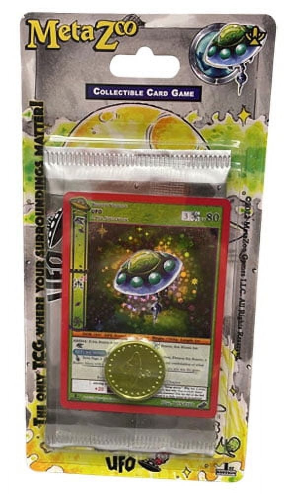 MetaZoo CCG - Cryptid Nation UFO - UFO BLISTER PACK (1 Pack, 1 Coin & 1 ...