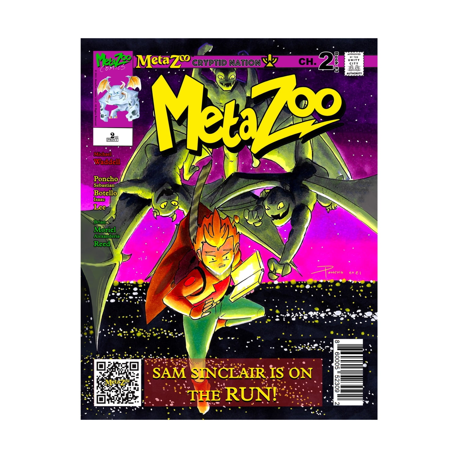 MetaZoo Ch2 Book 1 (2nd Printing) w/Sealed Holographic Promo New ...