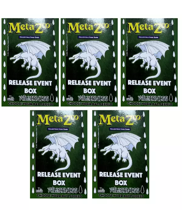 MetaZoo TCG: Cryptid Nation Wilderness Release Deck 1st Edition x5 ...