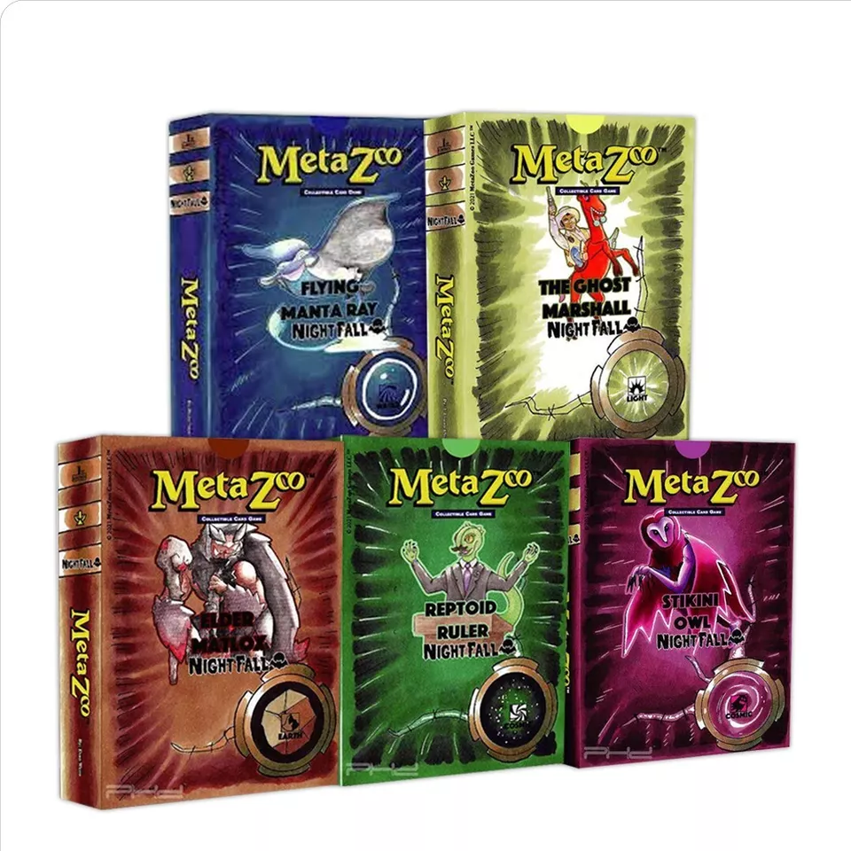 MetaZoo TCG: Nightfall: First Edition Tribal Theme Deck [Set of 5] - Walmart.com