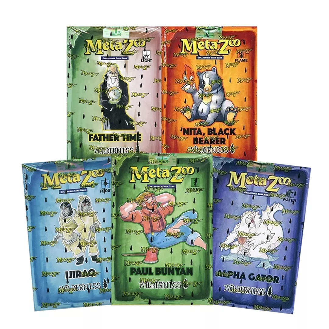 MetaZoo TCG: Wilderness: First Edition Tribal Theme Deck [Set of 5] - Walmart.com