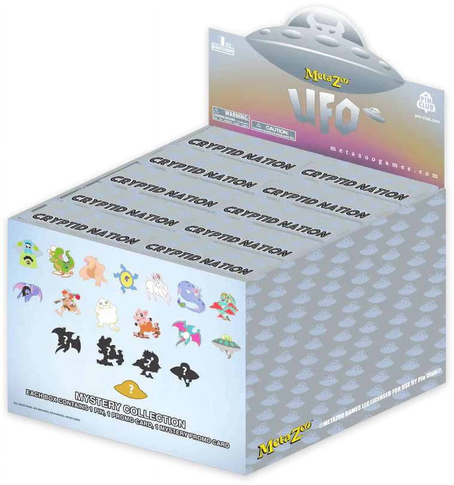 MetaZoo Trading Card Game Cryptid Nation UFO Mystery Collection Box (10 ...