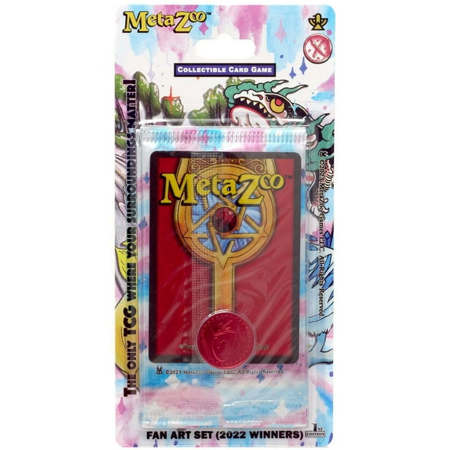 MetaZoo Trading Card Game Fan Art Series Set 2022 Winners BLISTER Pack ...
