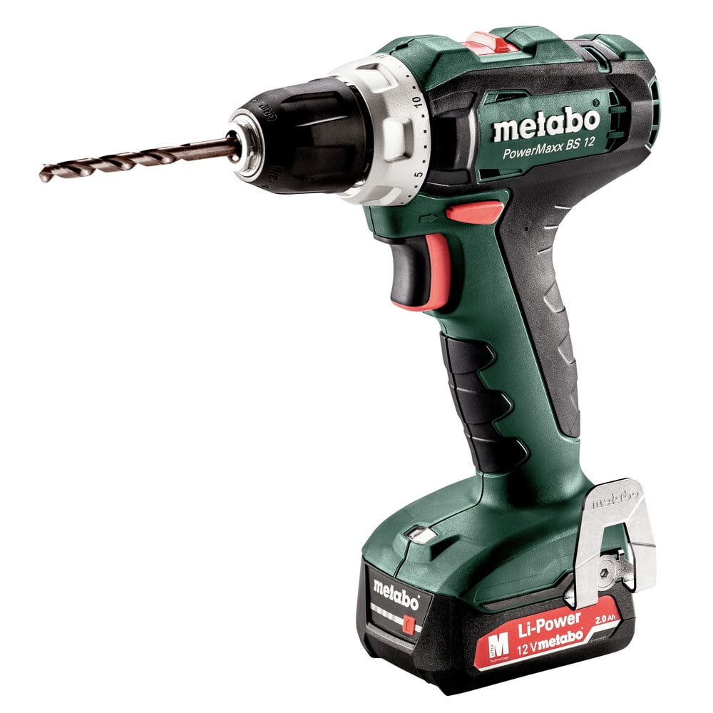 Metabo 601036520 12V PowerMaxx BS 12 Lithium-Ion Brushless Compact 3/8 ...
