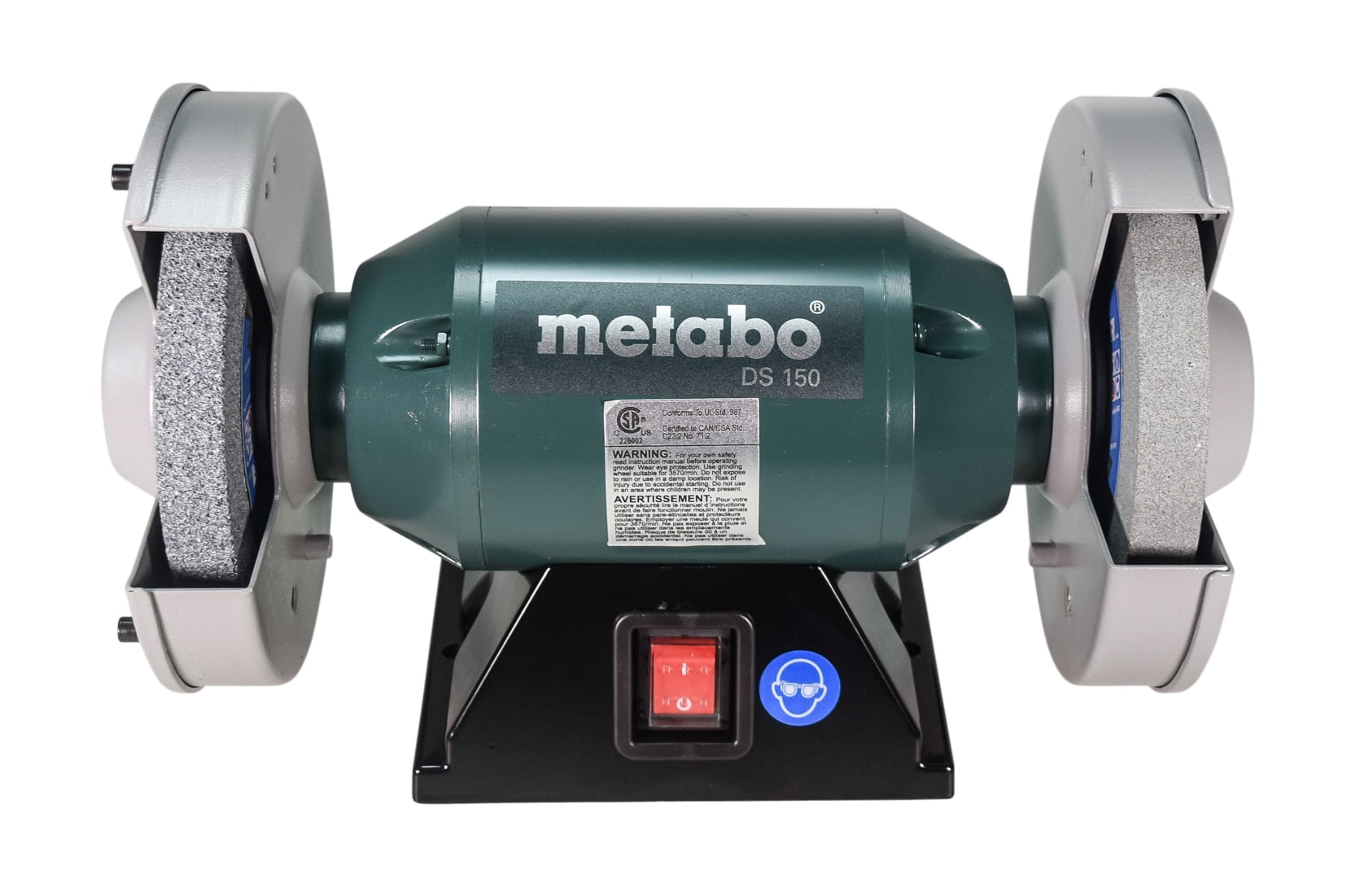 Metabo 619150420 DS150 6-Inch 3.8-Amp Corded Bench Grinder - Walmart.com