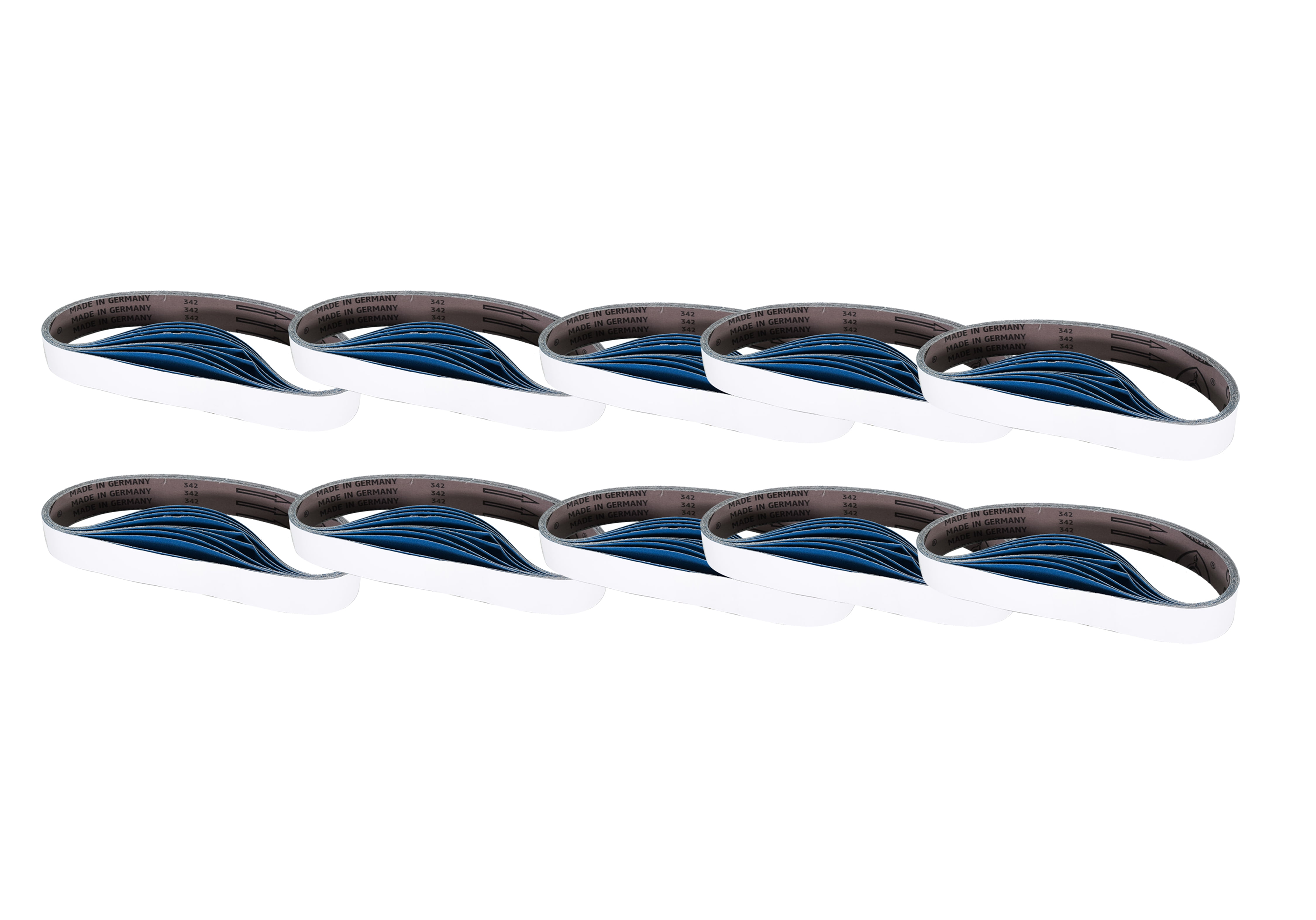 Metabo 626307000 1-1/2x30 P120 Grit ZK RBS Sanding Belt (10 Pack ...