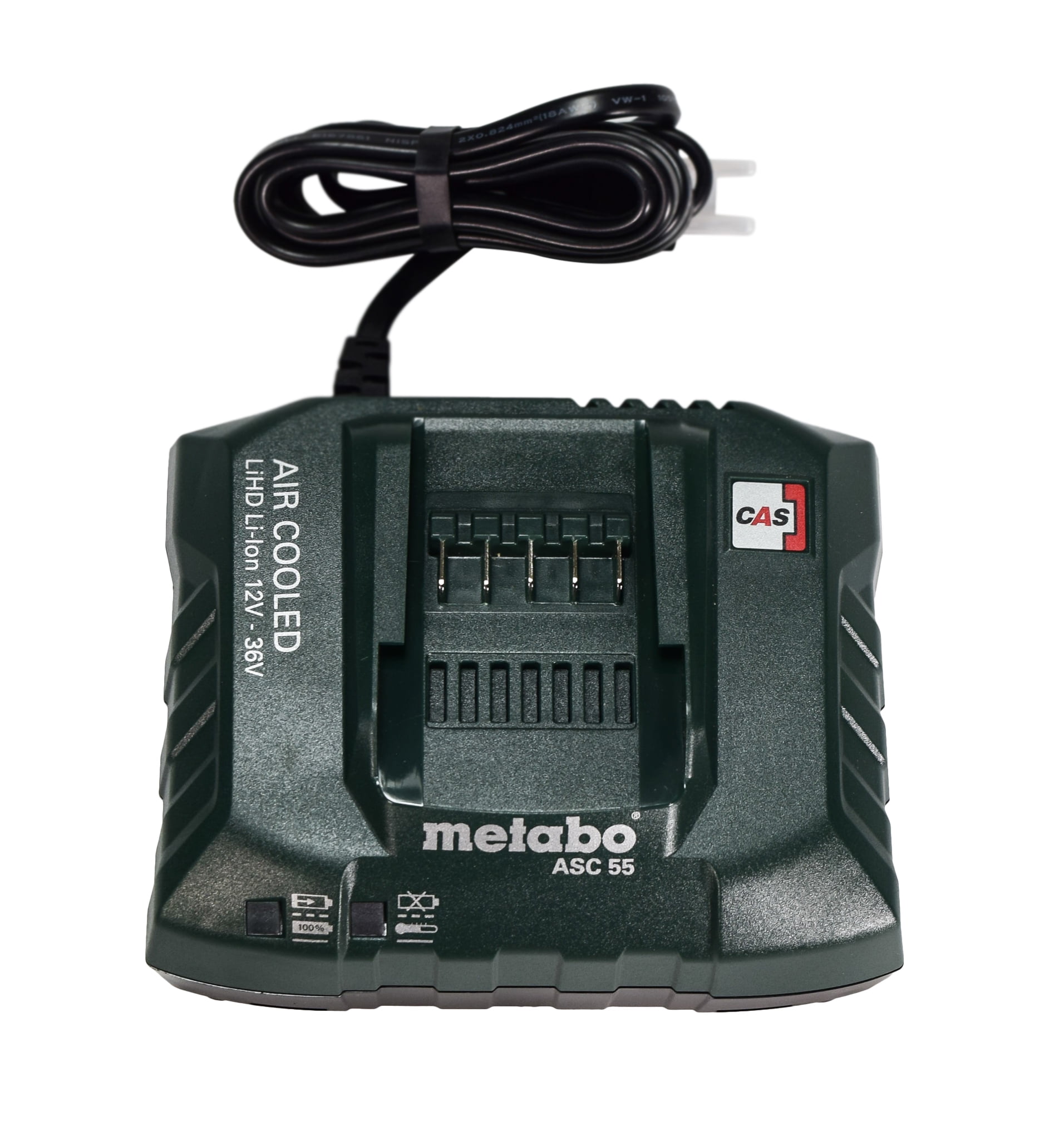 Metabo 627046000 ASC55 12V-36V Air-Cooled Lithium-Ion Charger with ...