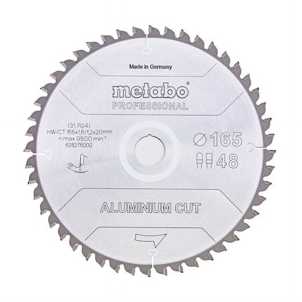 Metabo Circular Saw Blade,6 1/2 in,48 Teeth 628276000 - Walmart.com