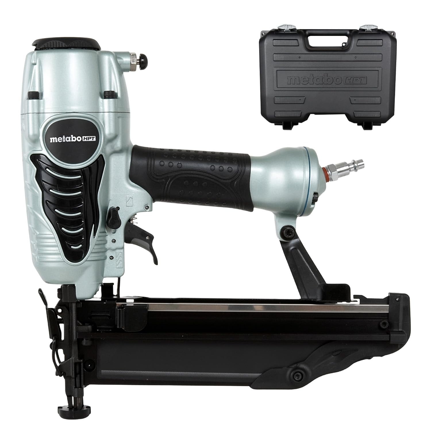 Metabo HPT Finish Nailer with Air Duster, Pro-Preferred Pneumatic Power ...