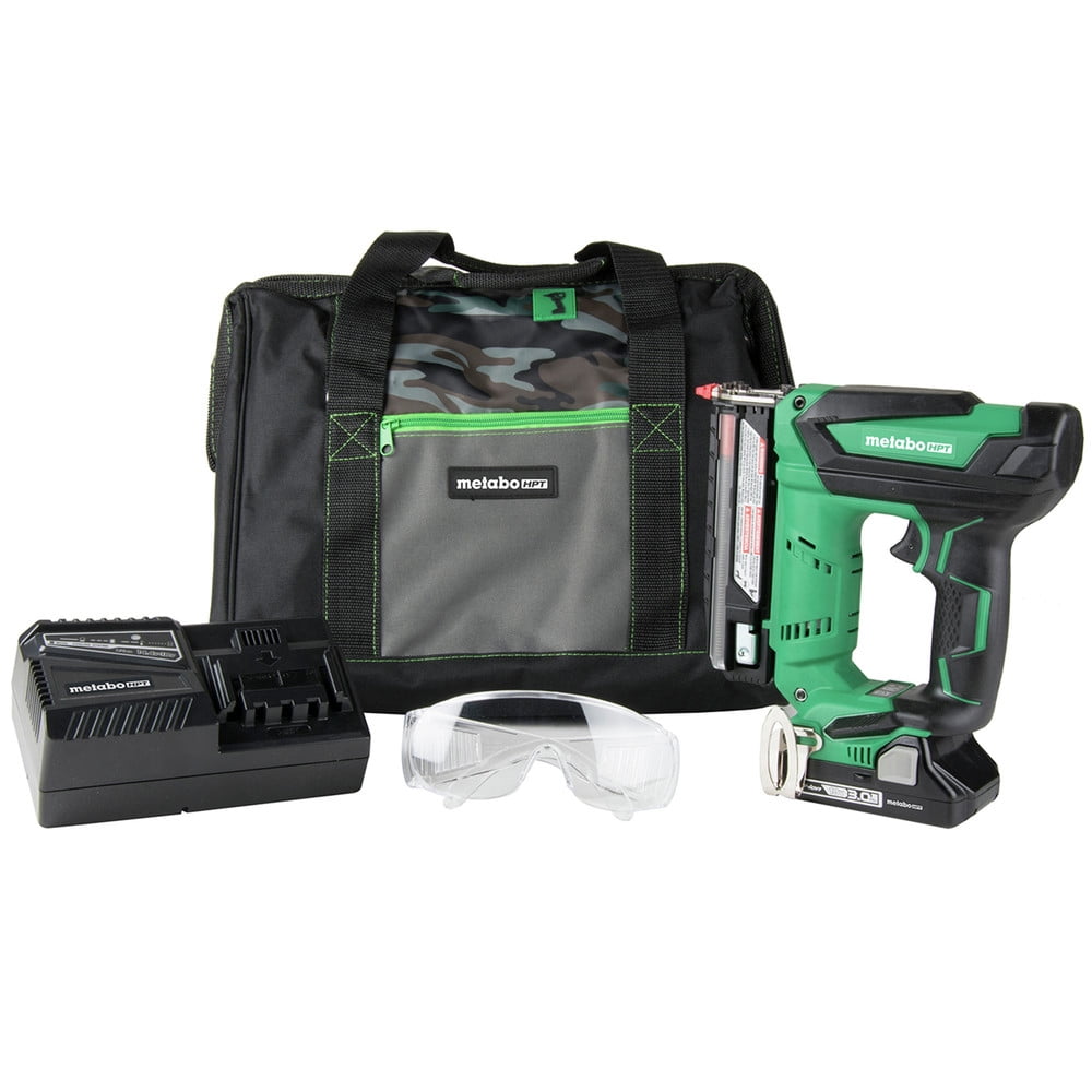 Metabo HPT NP18DSAL, 18 v, Cordless 23 Gauge Pin Nail Gun 3.0Ah ...