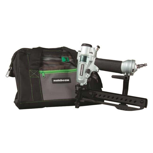 Metabo HPT Pneumatic 18 Gauge Pro 0.25 in. Narrow Crown Stapler Kit ...