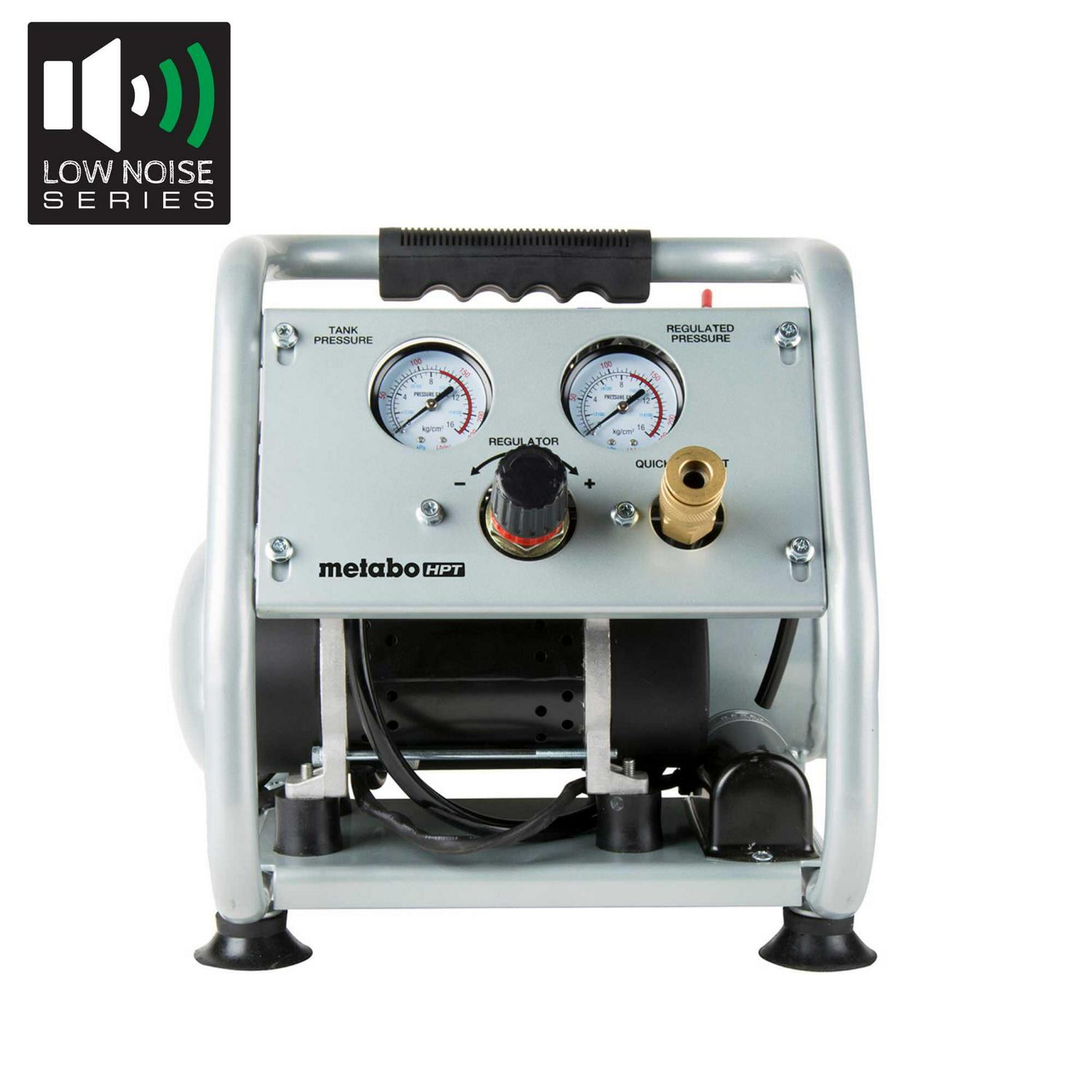 Metabo HPT Portable Electric 125 PSI Horizontal Air Compressor ...