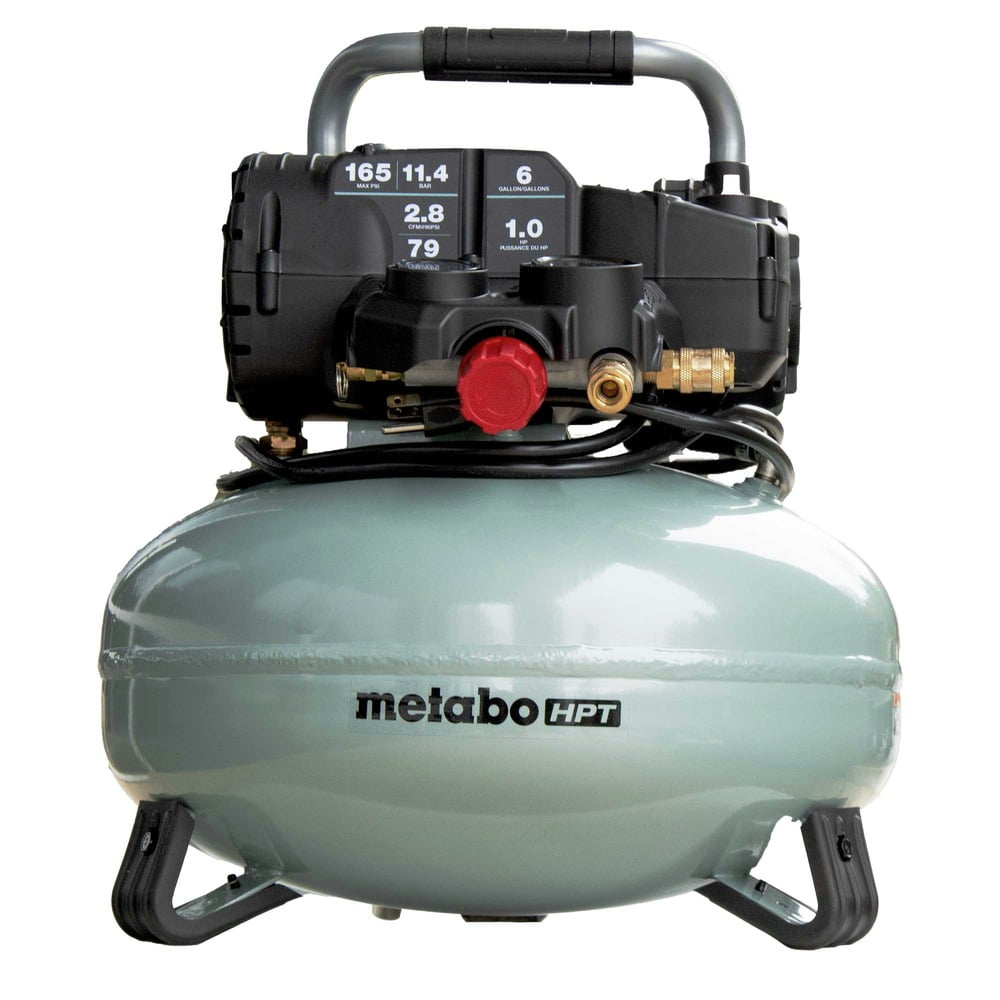 Metabo HPT Air Compressor, Pancake, 6-Gallon, 165 PSI, EC711S - Walmart.com