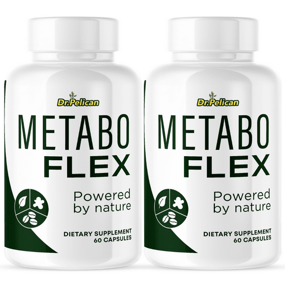 Metaboflex- Keto & Weight Support- 2 Bottles- 120 Capsules- Dr. Pelican ...