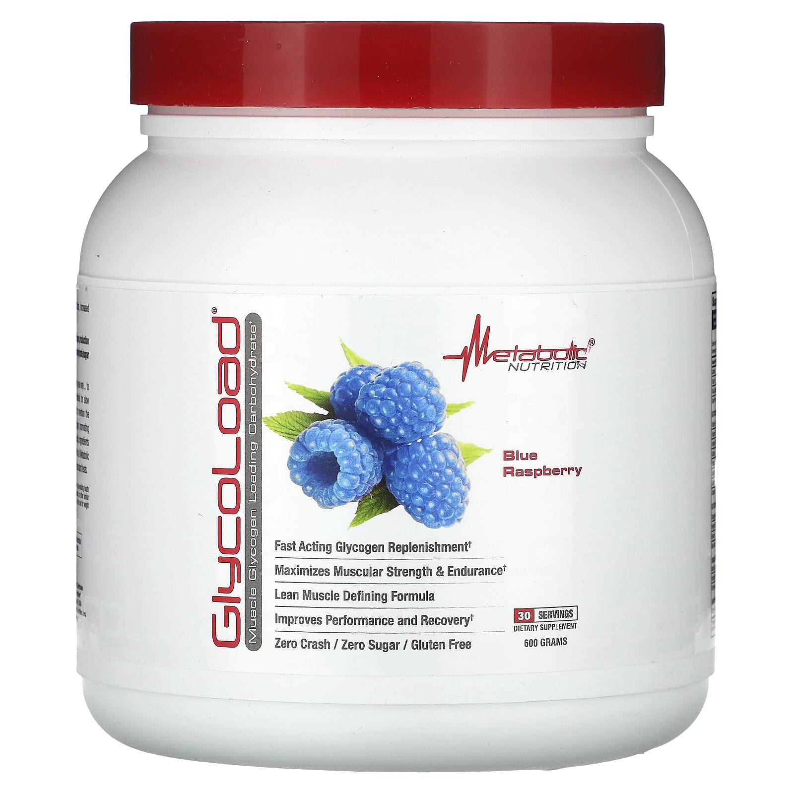 Metabolic Nutrition GlycoLoad, Blue Raspberry, 600 g - Walmart.com