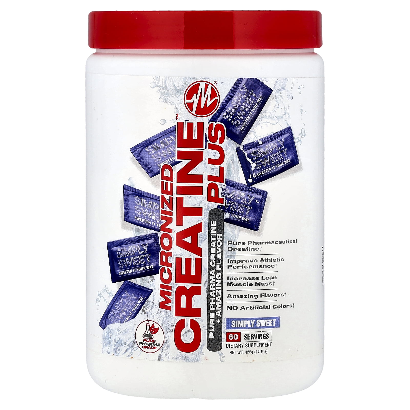 Metabolic Nutrition Micronized Creatine Plus™, Simply Sweet, 14.8 oz ...
