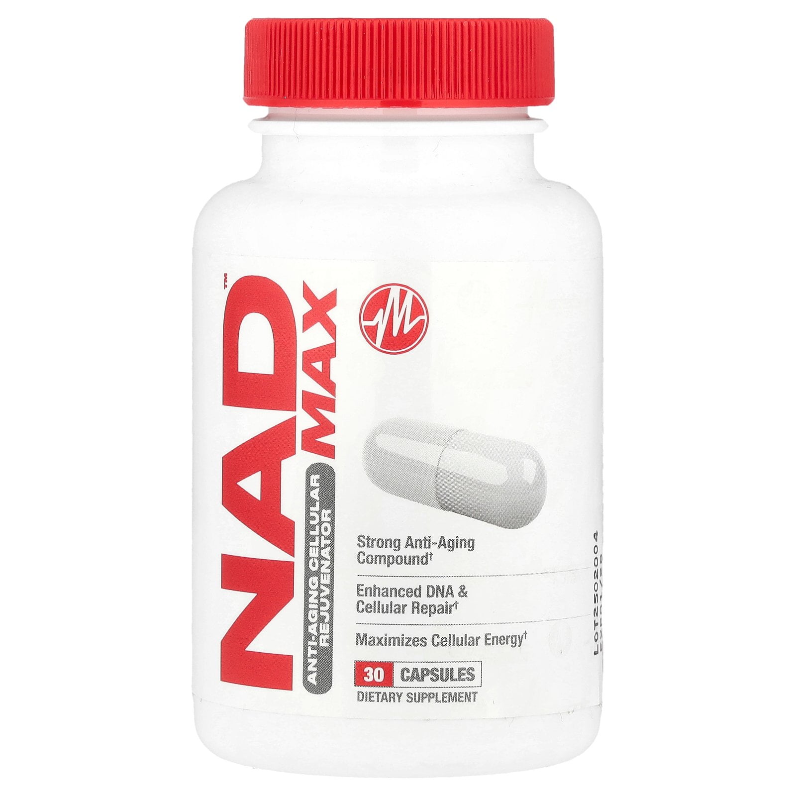 Metabolic Nutrition NAD MAX 30 Capsules - Walmart.com