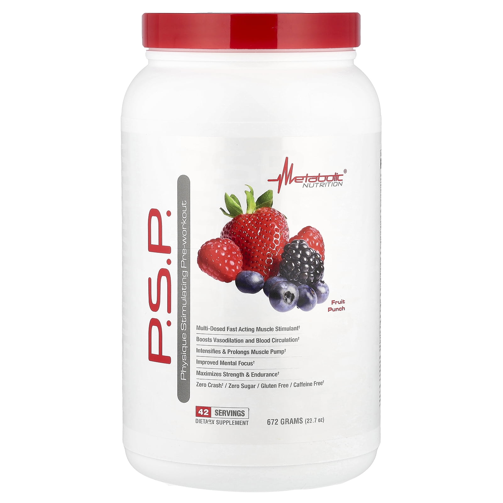 Metabolic Nutrition PSP Pump (Fruit Punch - 42 Servings) - Walmart.com
