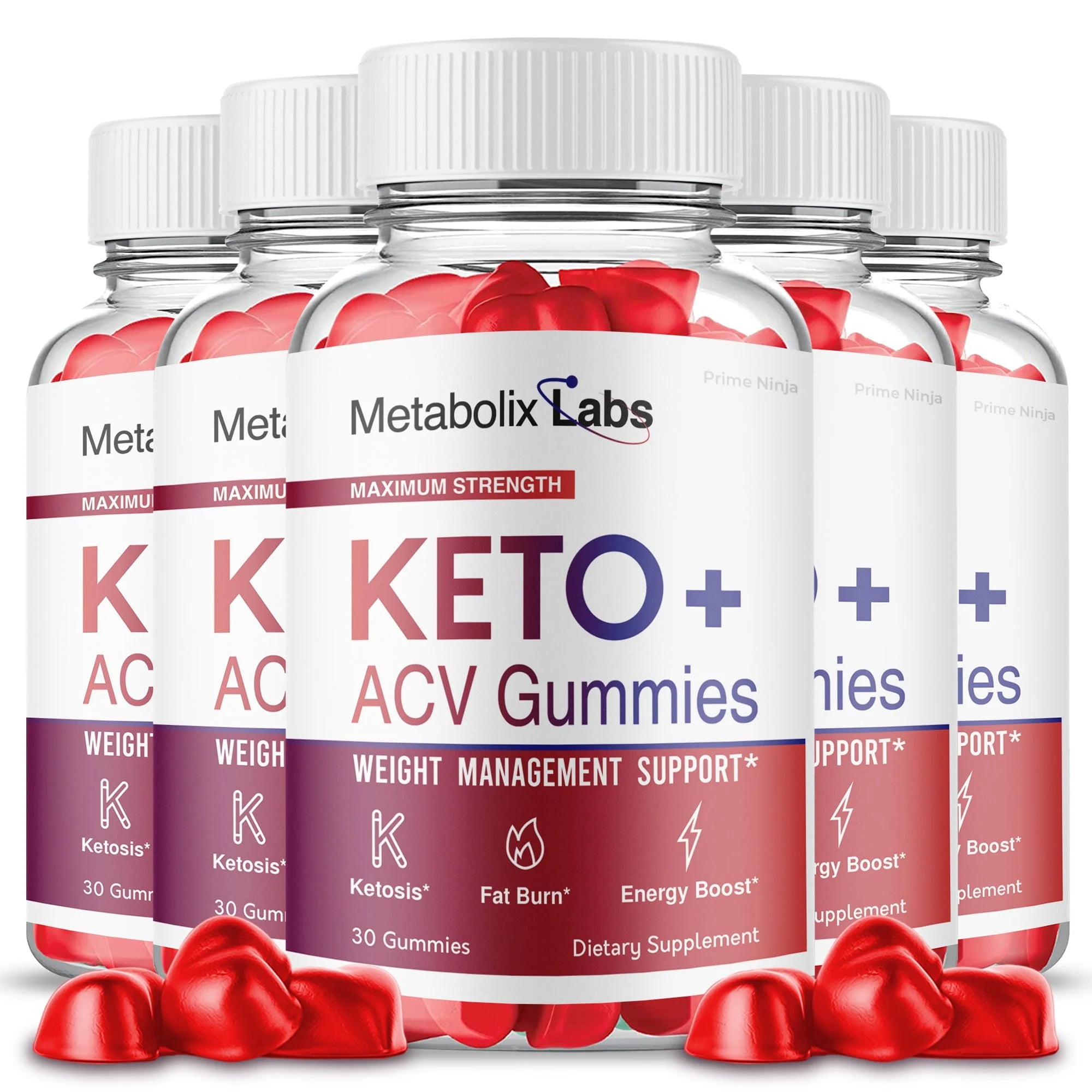 Metabolix Labs Keto ACV Gummies, Metabolix Labs Keto Plus ACV Gummies, Apple Cider Vinegar, 1 ...