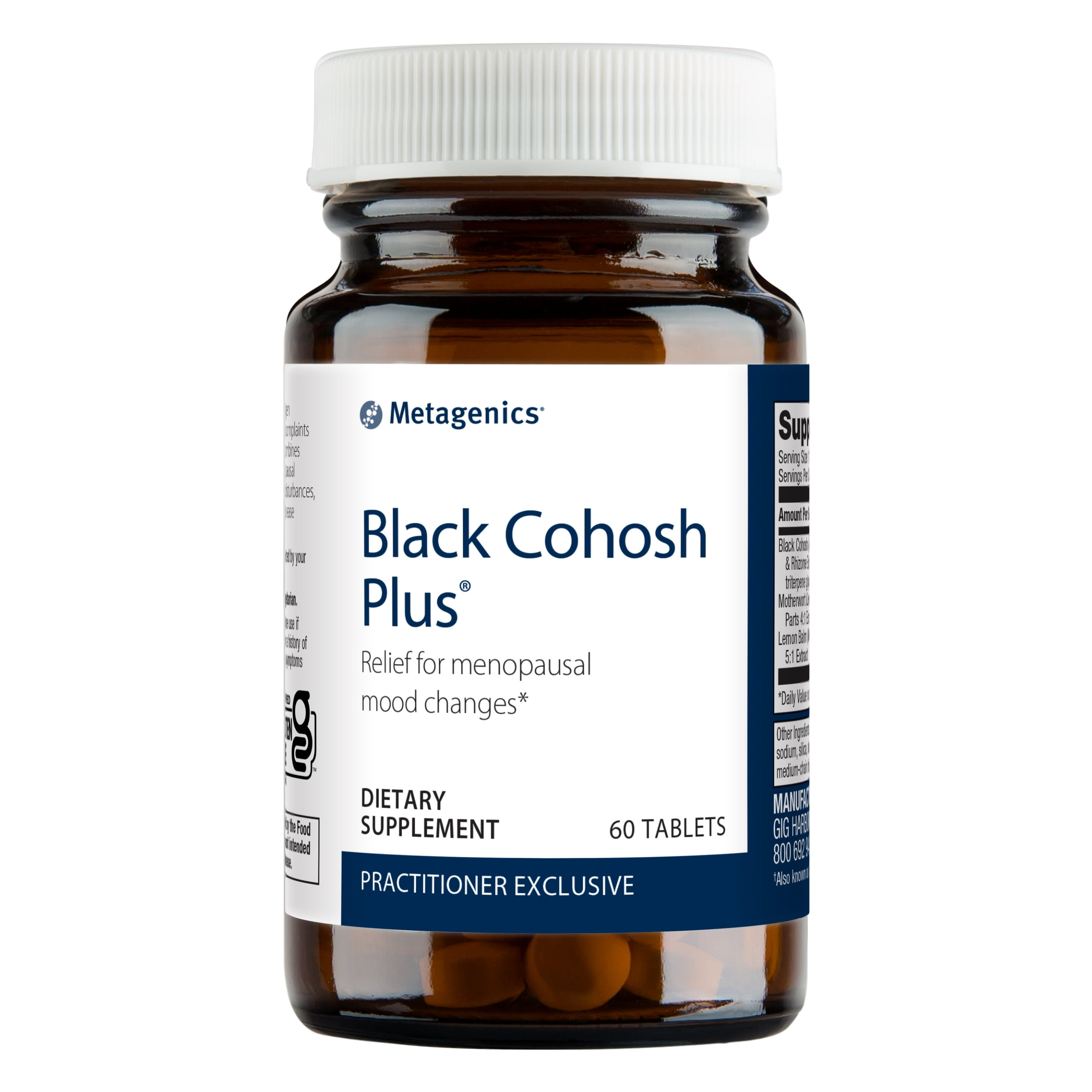Metagenics Black Cohosh Plus - Menopause Relief - Relaxation Support* - Black Cohosh Root ...