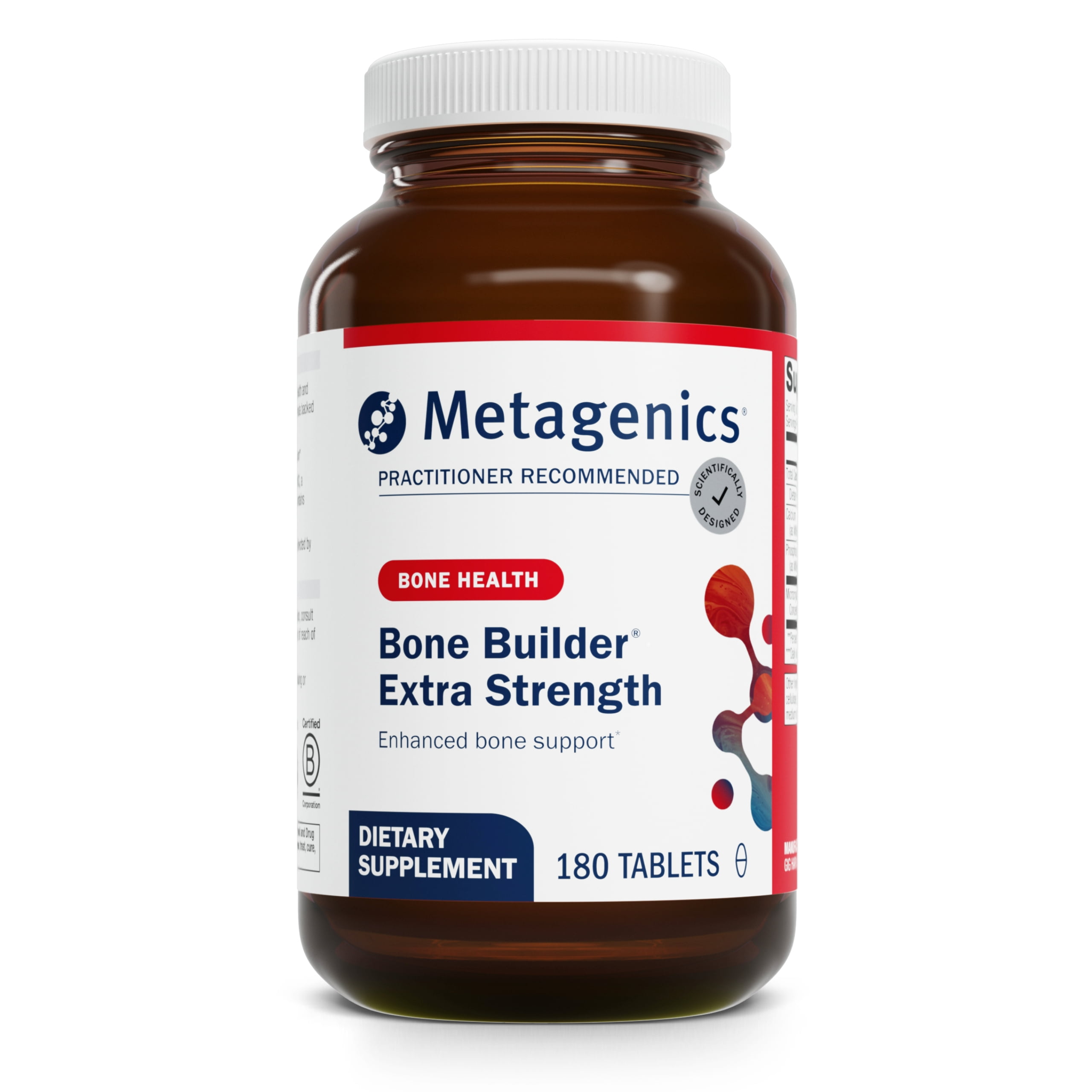Metagenics Bone Builder Extra Strength - Calcium Supplement Supports ...