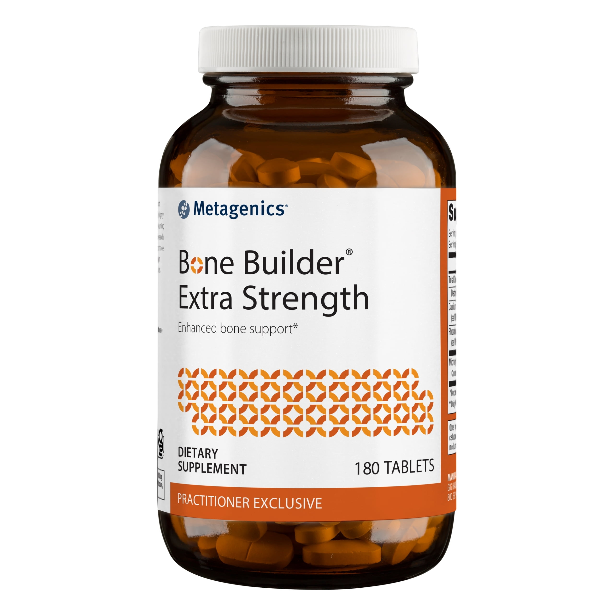 Metagenics Bone Builder Extra Strength, Calcium Supplement,* 180 Tabs ...
