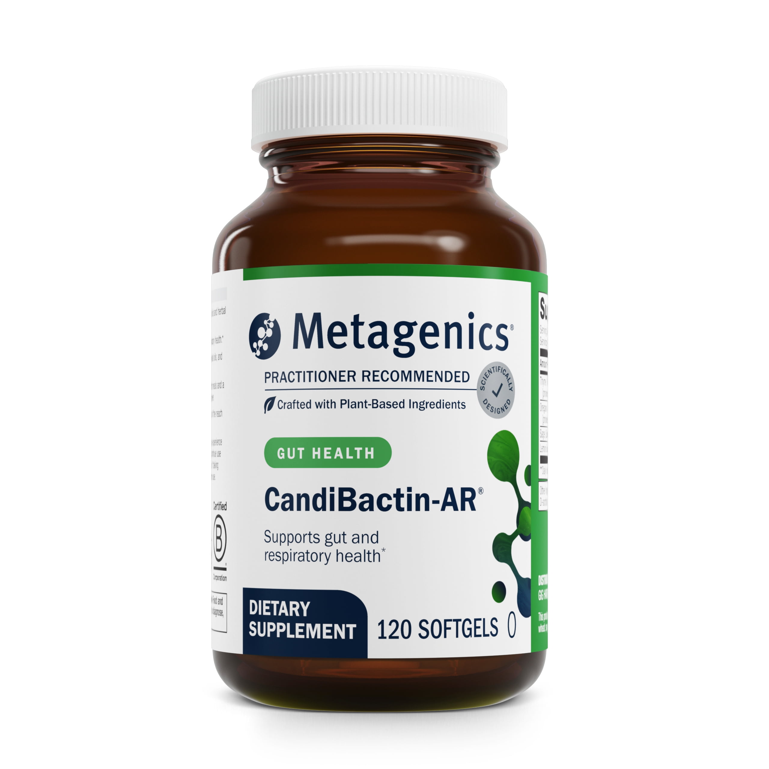 Metagenics CandiBactin-AR, Digestive Gut Health Supplement, Essential ...
