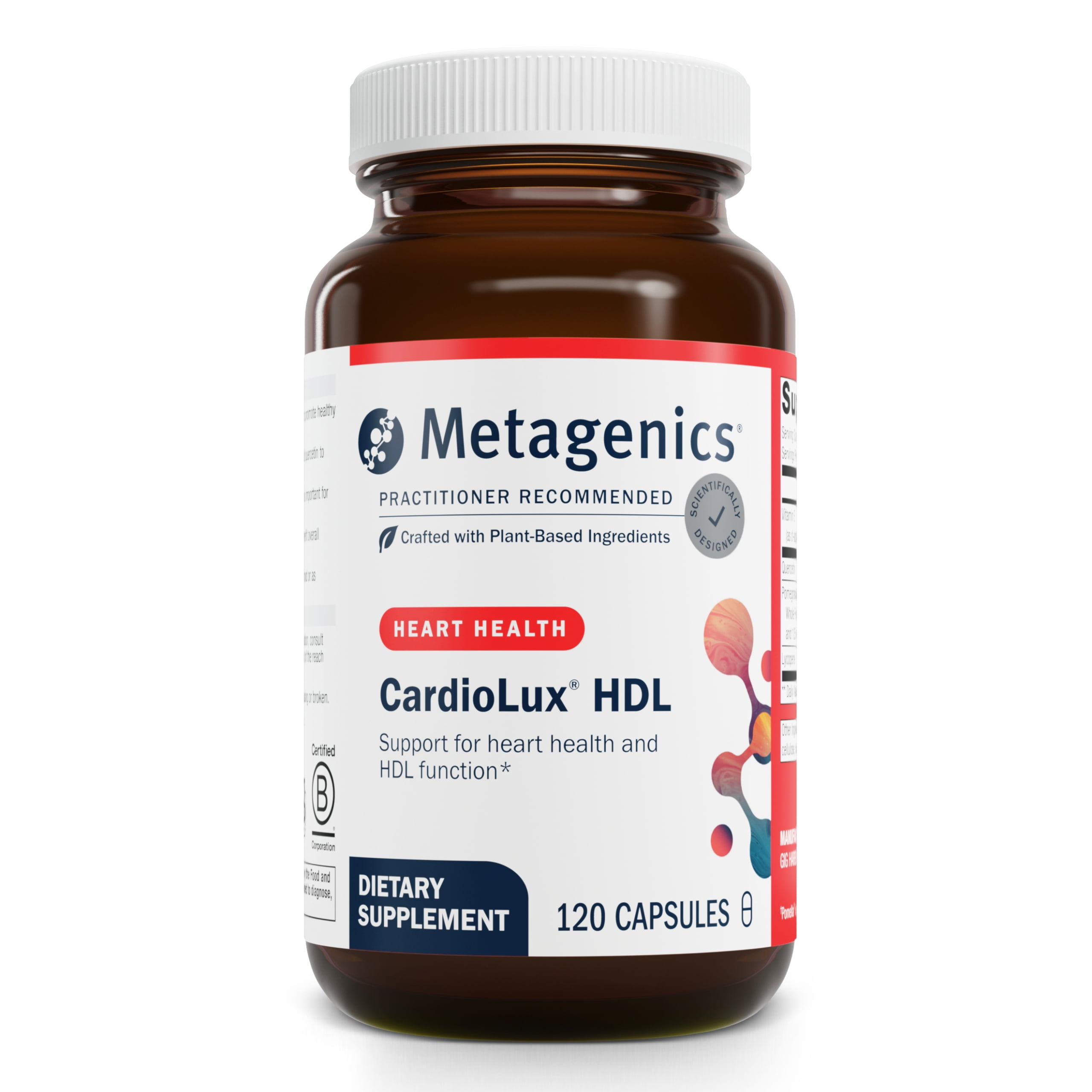 Metagenics CardioLux HDL - Supports HDL Function & Heart Health* - With ...