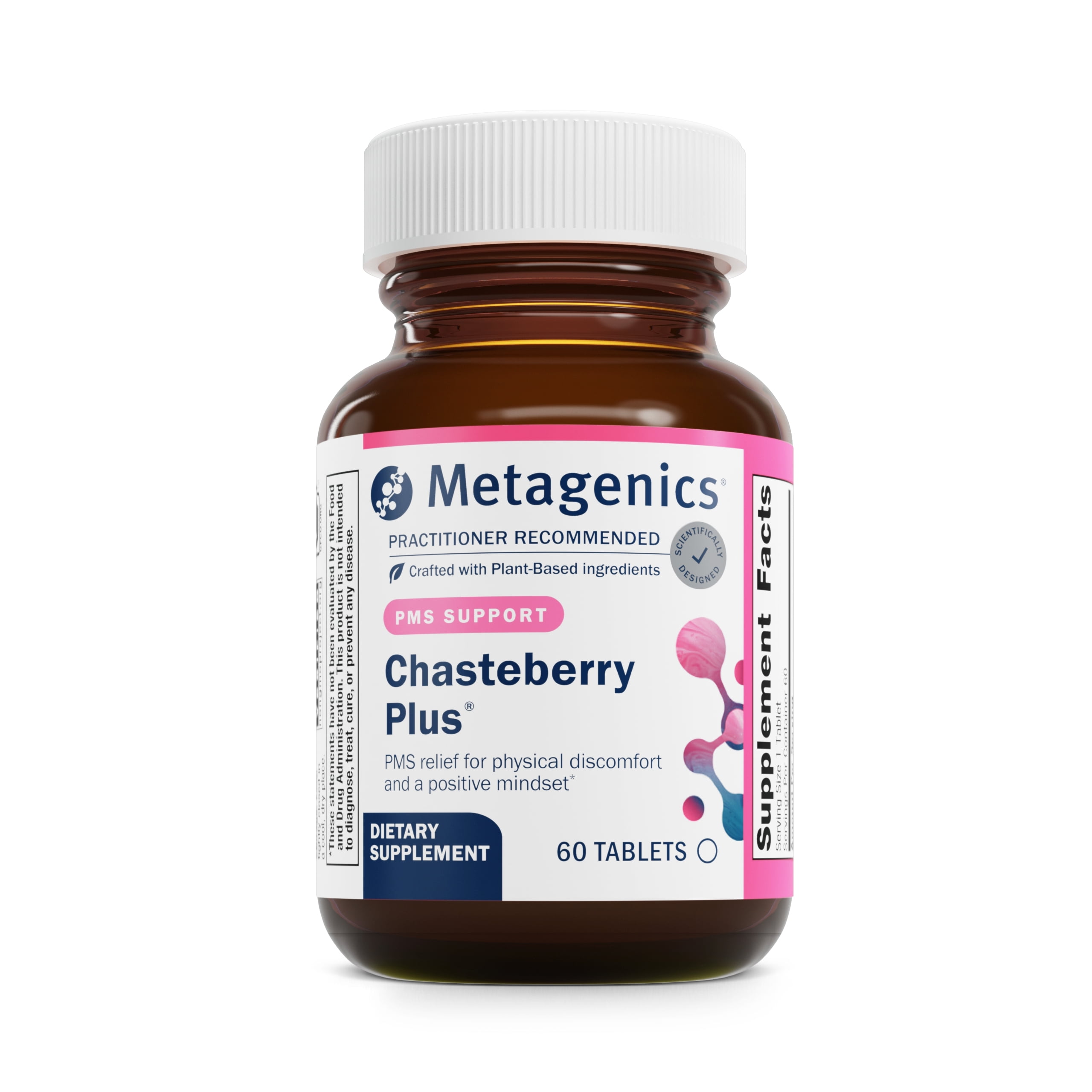 Metagenics Chasteberry Plus, Menstrual Health Supplement, Gluten-Free ...