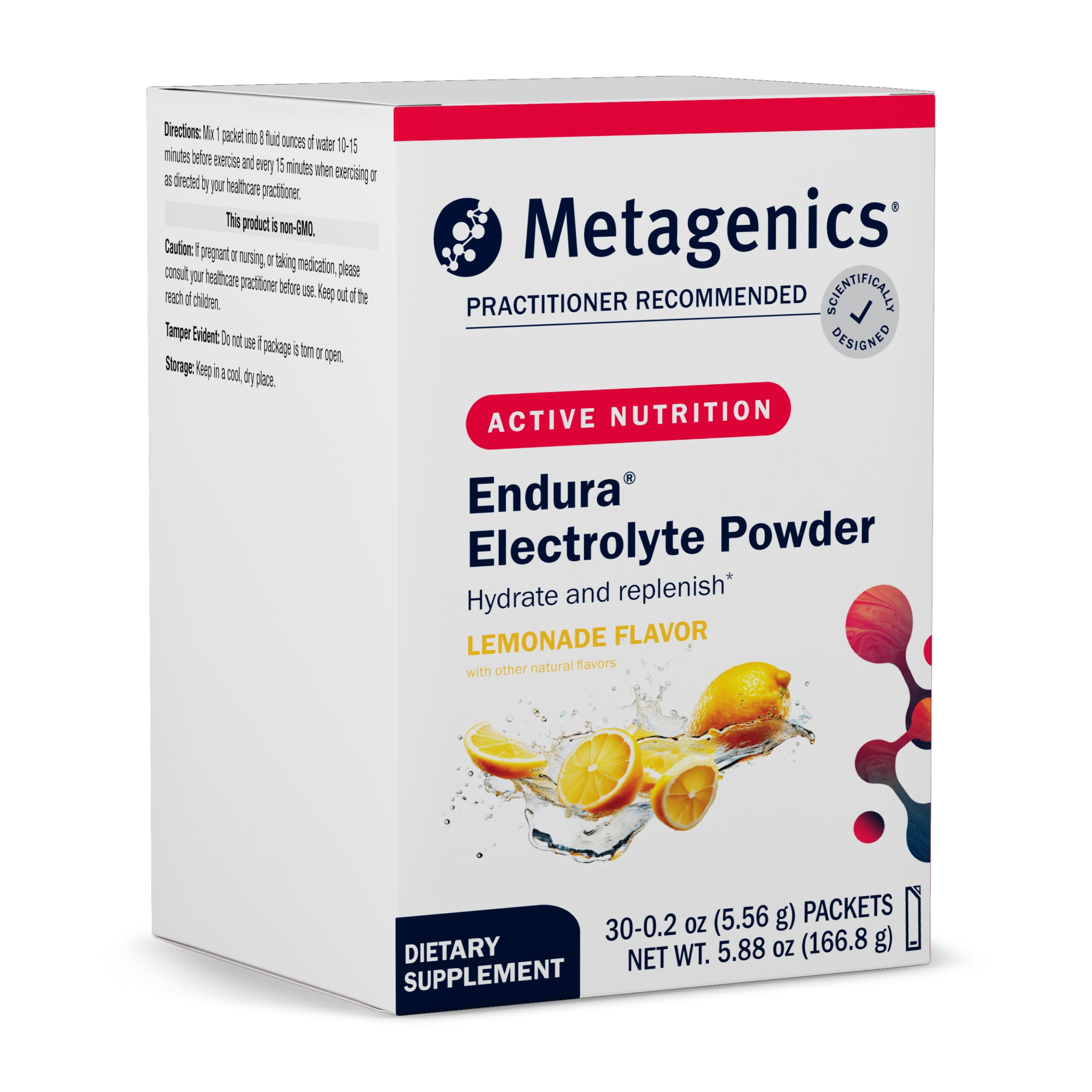 Metagenics Endura - Electrolyte Balance Supplement Powder - Hydrating ...