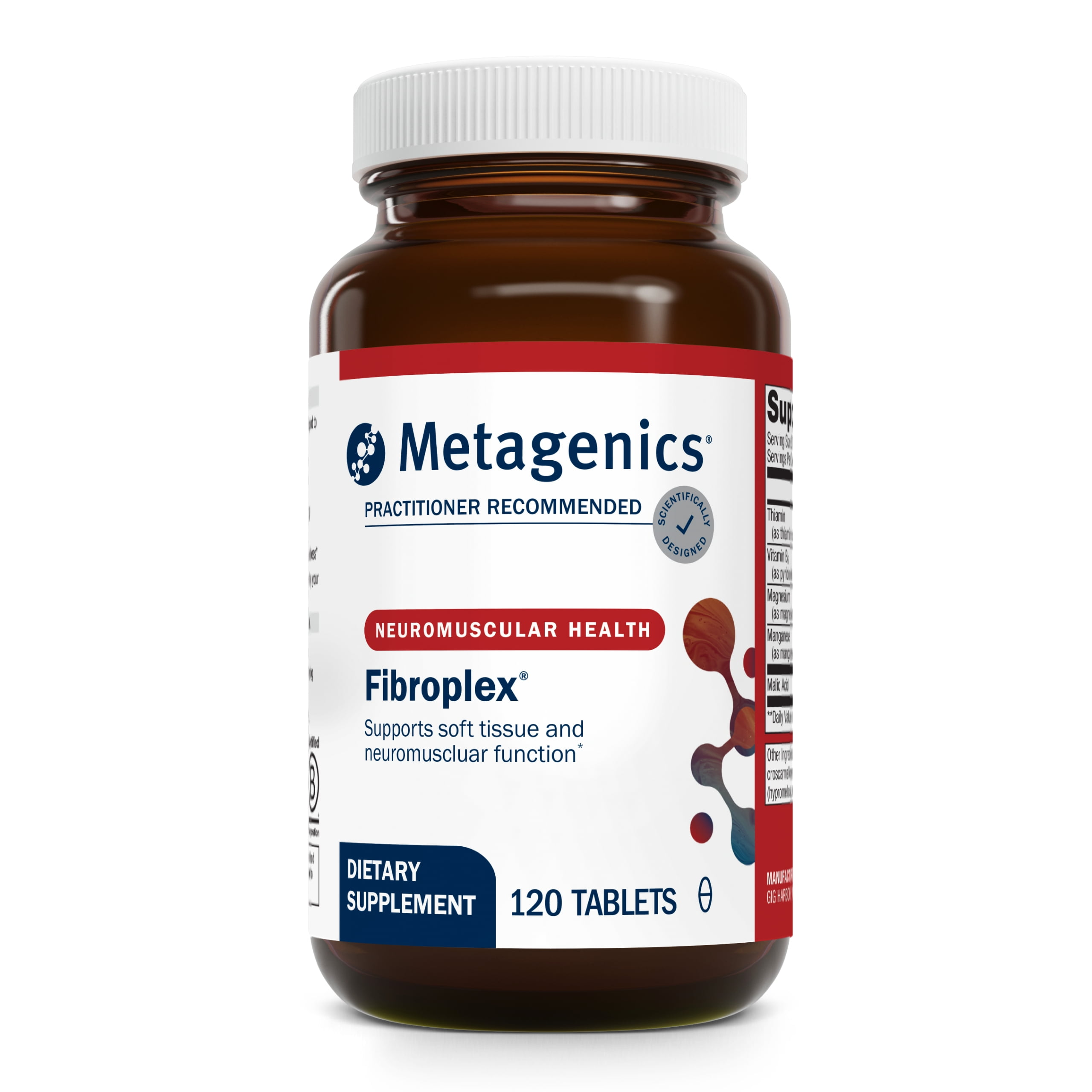 Metagenics Fibroplex Vitamin B1 - Support for Soft Tissues* - 600 mg ...
