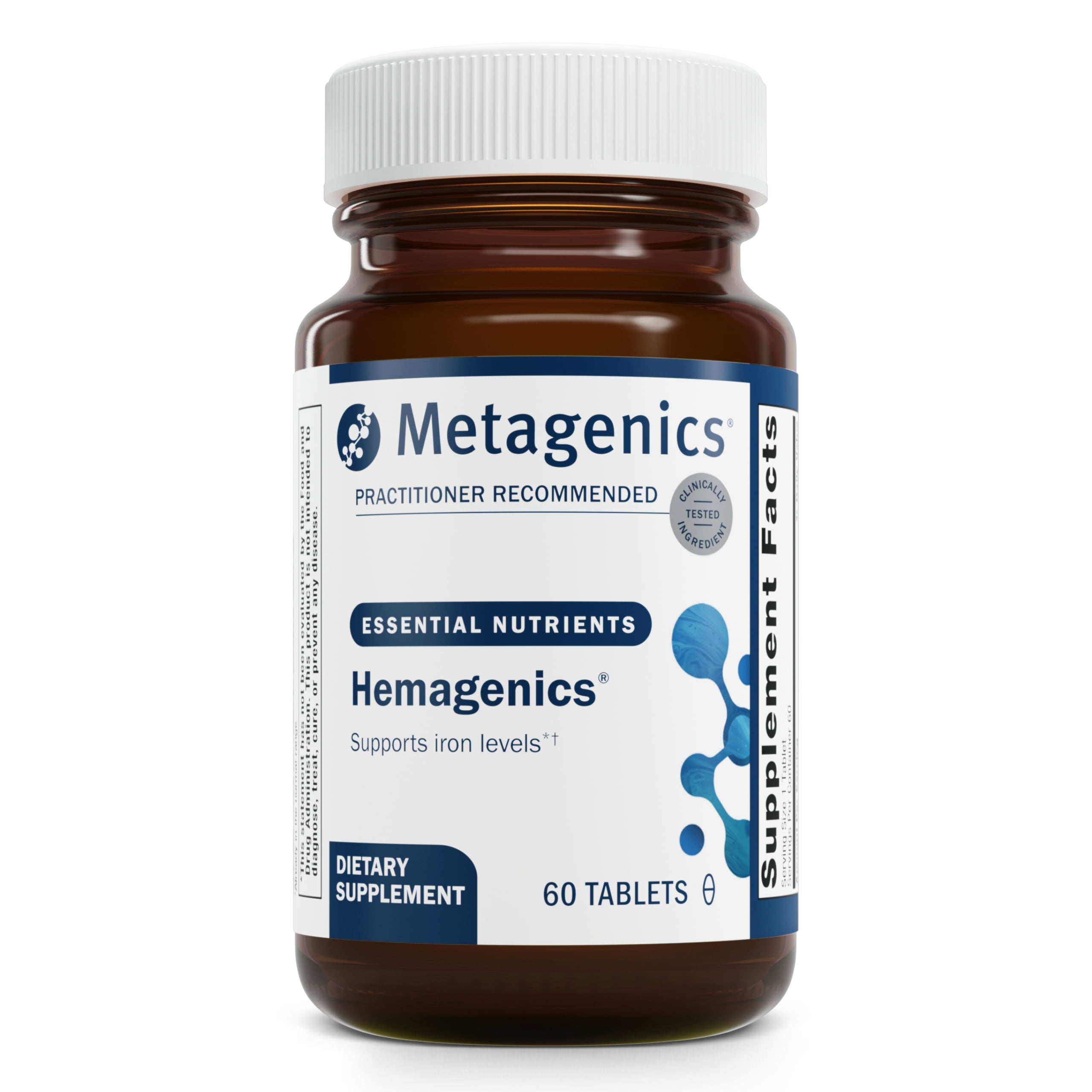 Metagenics Hemagenics - Iron Supplement - Non-Constipating - Vitamin ...