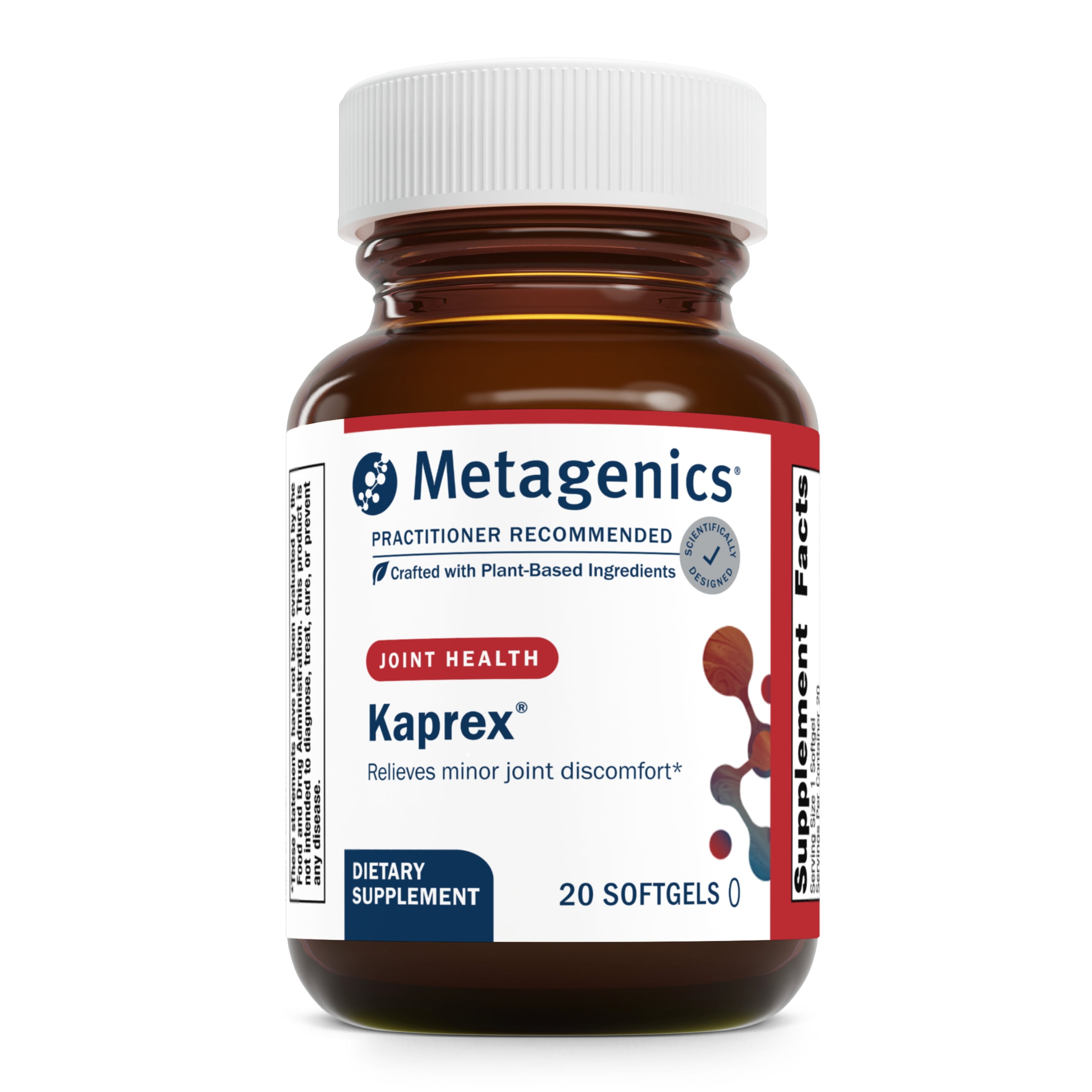 Metagenics Kaprex, Selective Kinase Response Modulators for Joint Comfort, Plant Based - 20 ...