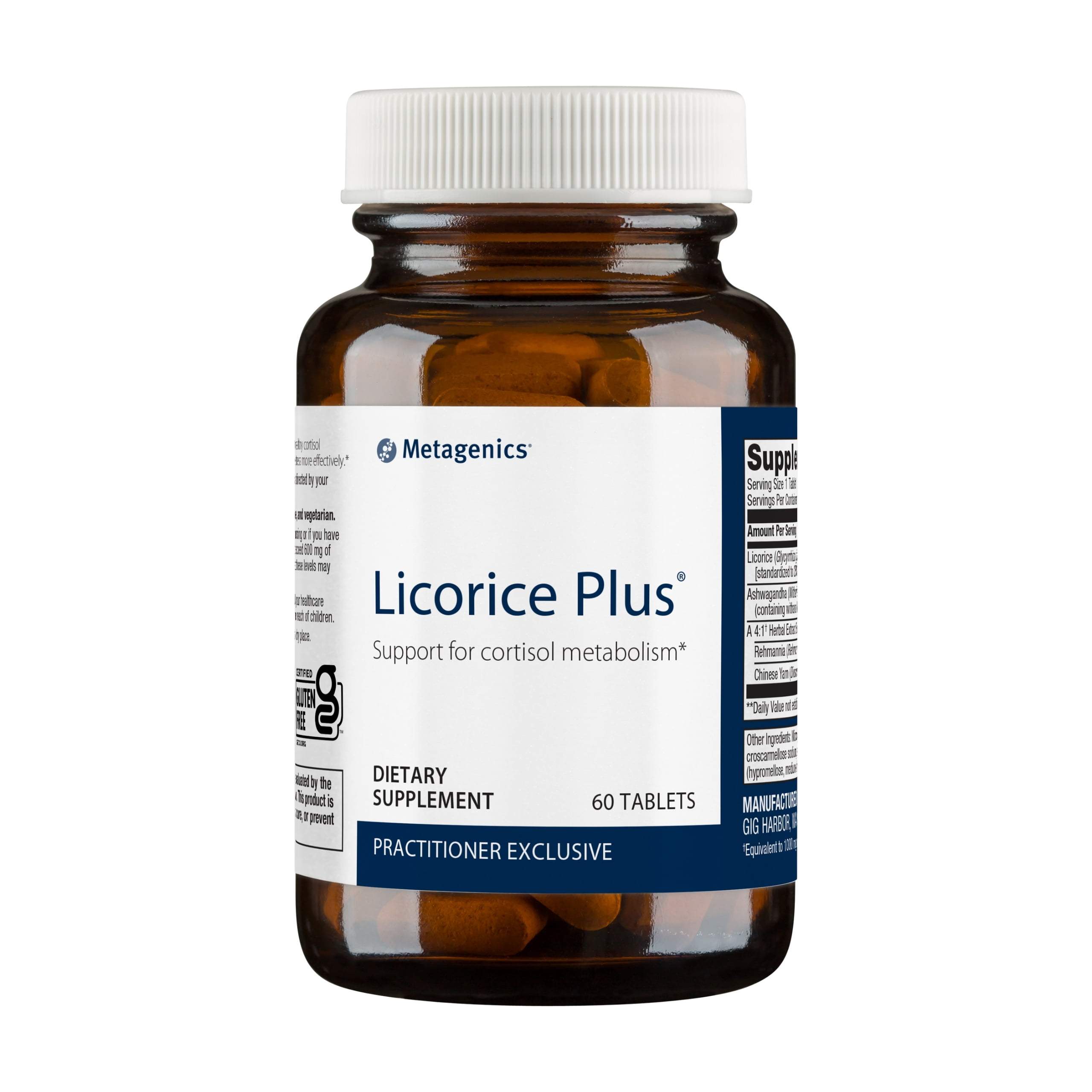 Metagenics Licorice Plus Tablets, Cortisol Manager, Stress Support ...