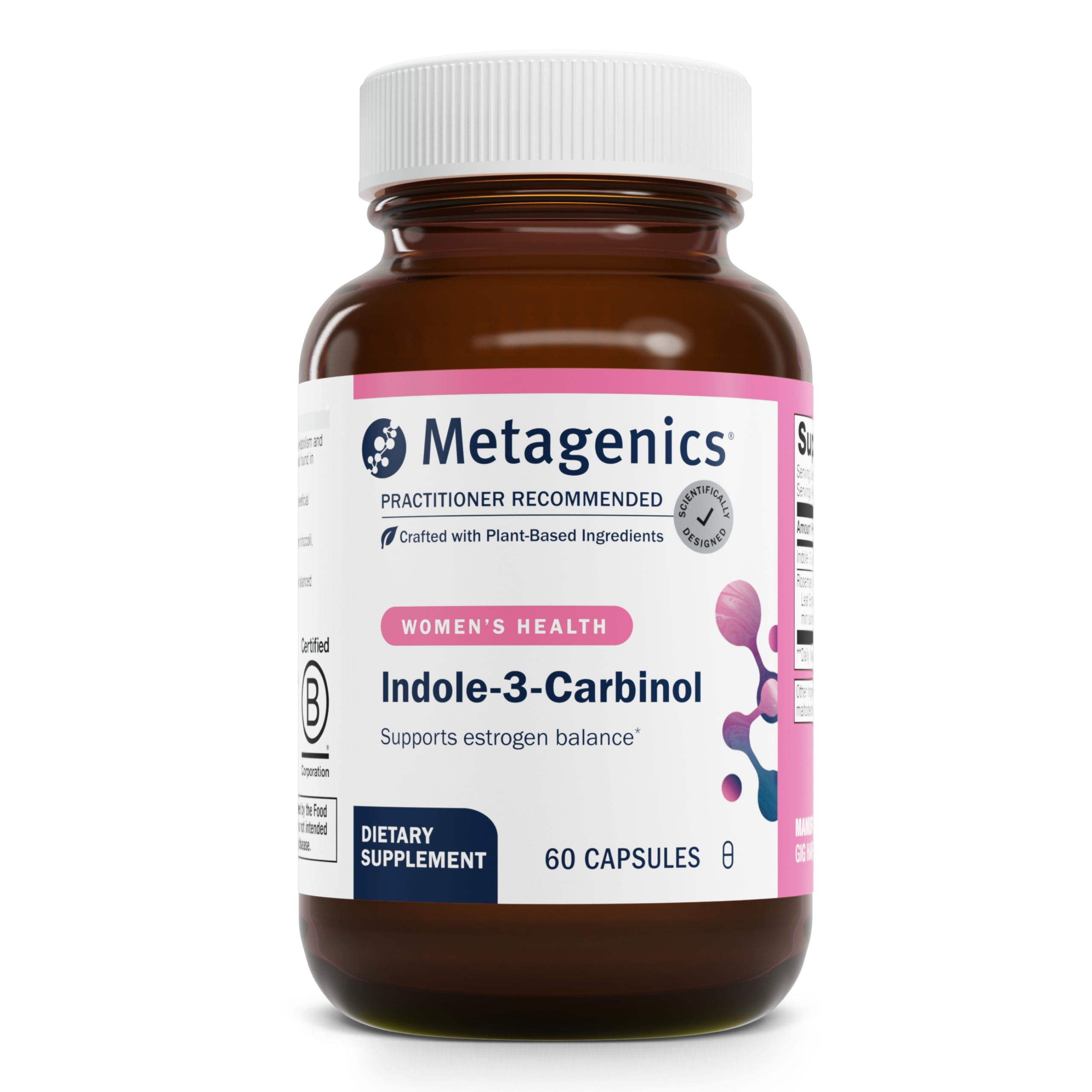 Free Shipping! Metagenics Meta I 3 C, Indole-3-Carbinol, Estrogen ...
