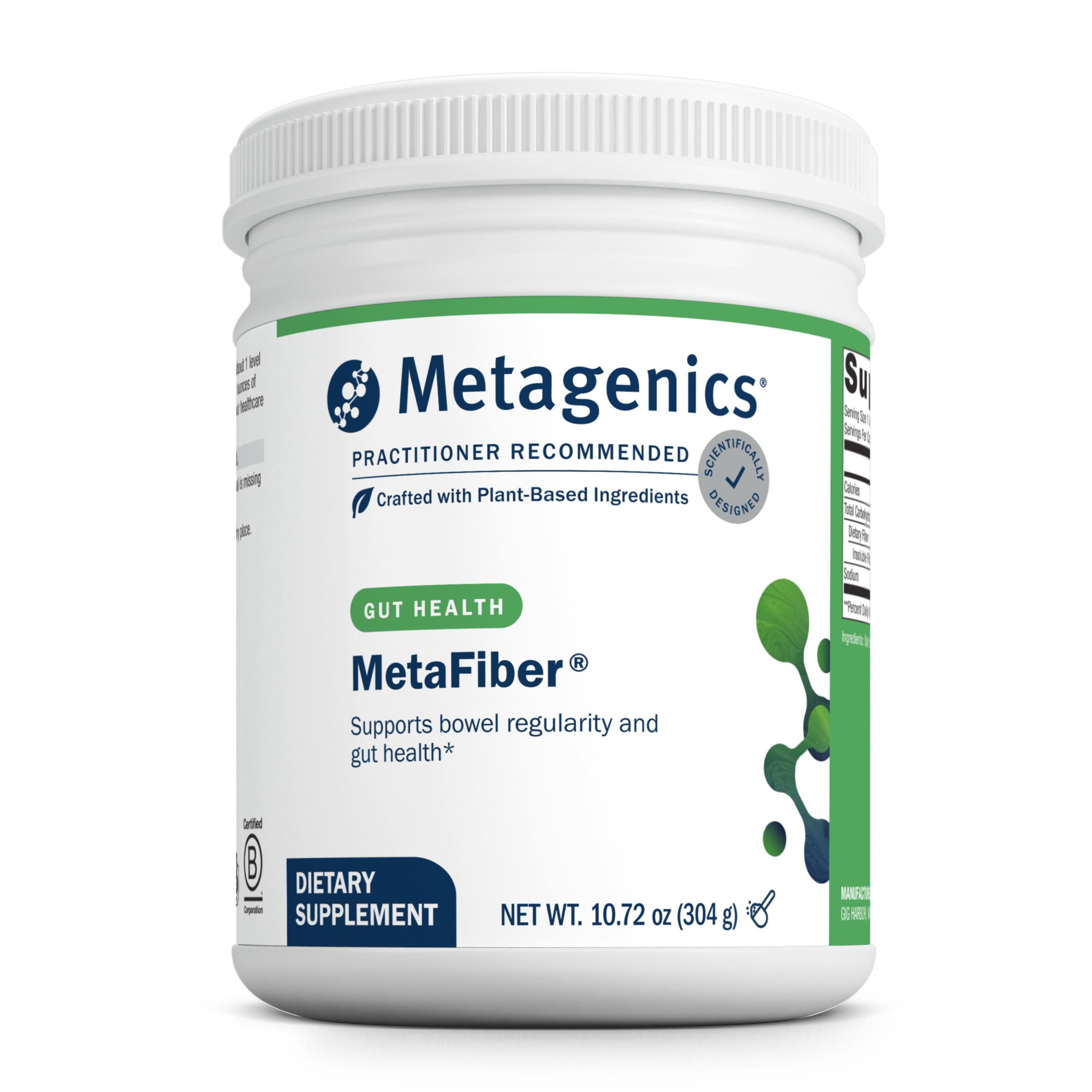 Metagenics MetaFiber - 6 g Dietary Fiber - Supports GI Regularity ...