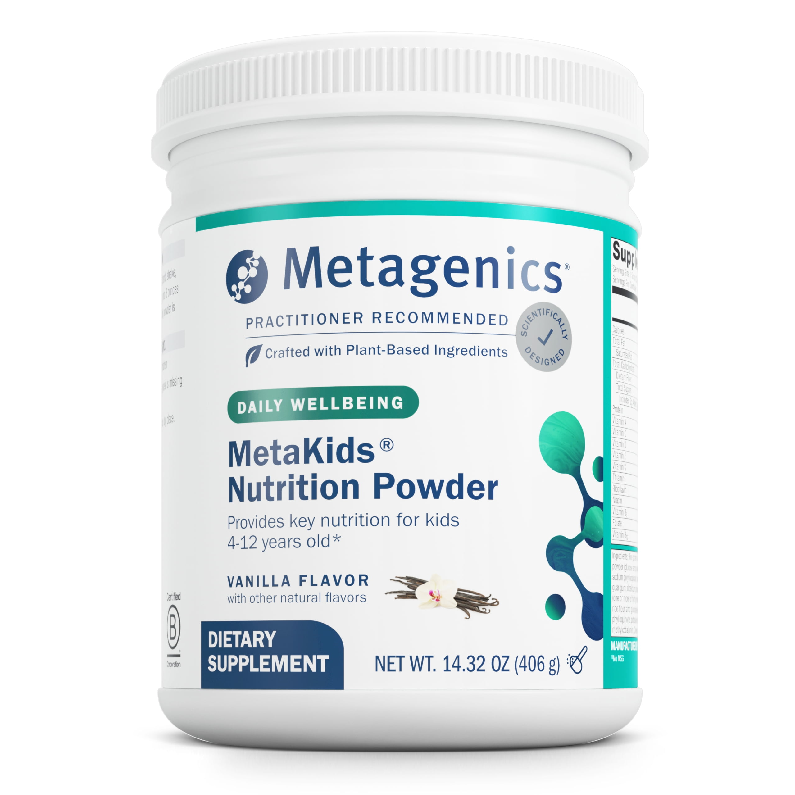 Metagenics MetaKids Nutrition Powder - Nutritional Support for Children ...